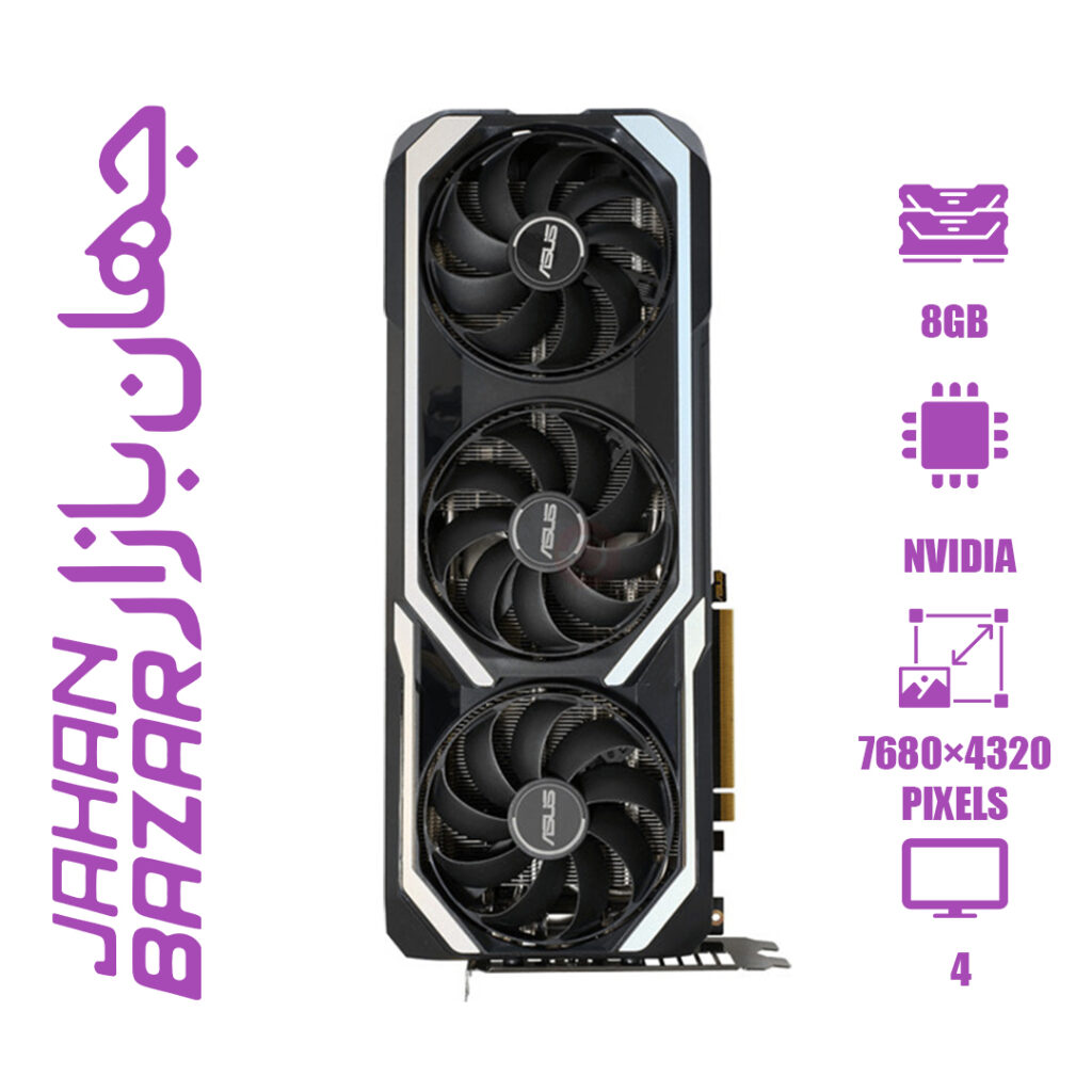 کارت گرافیک استوک ایسوس 3070 Asus Shark 8GB