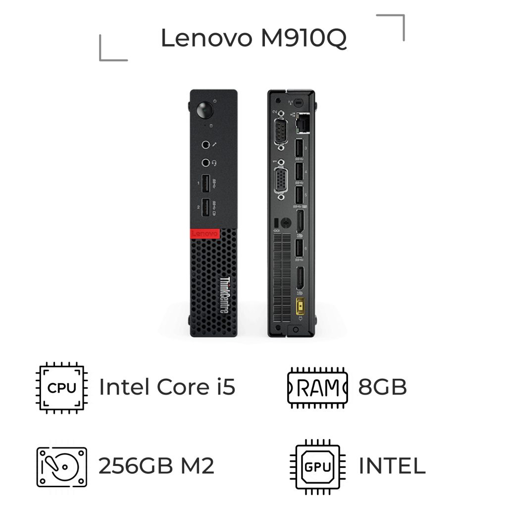 مینی کیس استوک لنوو Lenovo M910q پردازنده i5 نسل 7