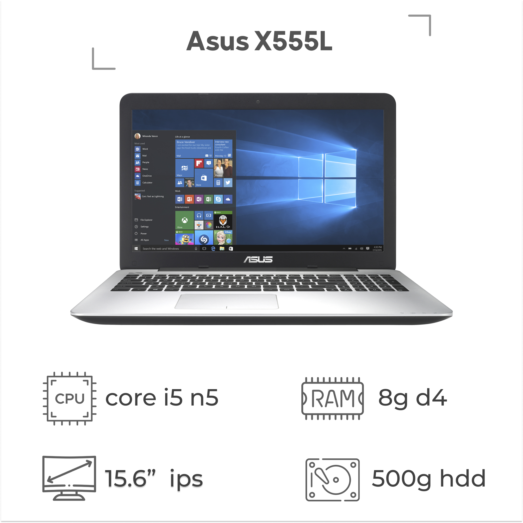 Asus X555L I5 5 Asus X555L I5 5
