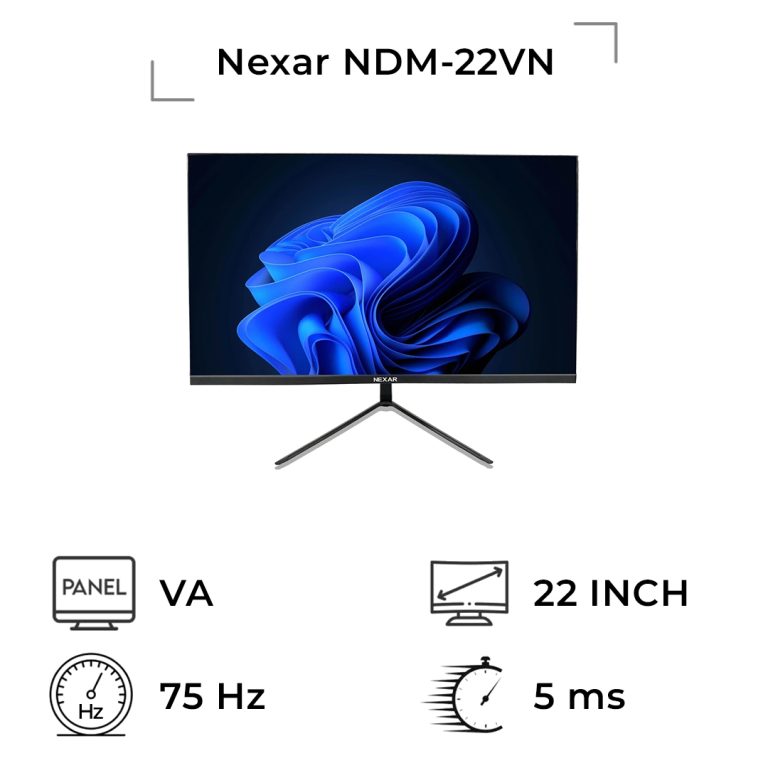 مانیتور نکسار 22 اینچ مدل Nexar NDM-22VN